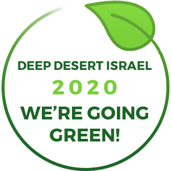 We're Going Green! - - Deep Desert Israel